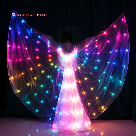 Led wings,led isis wings,led dance wings
