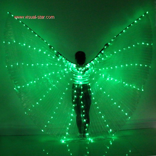 led wings,led isis wing,light up wings
