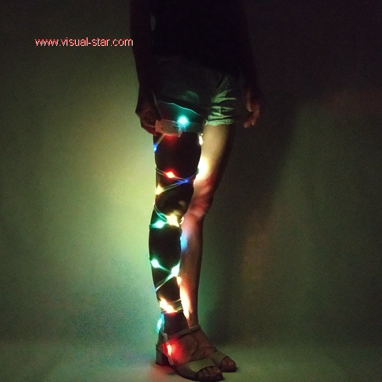 led leg wraps,led tape,light up wraps