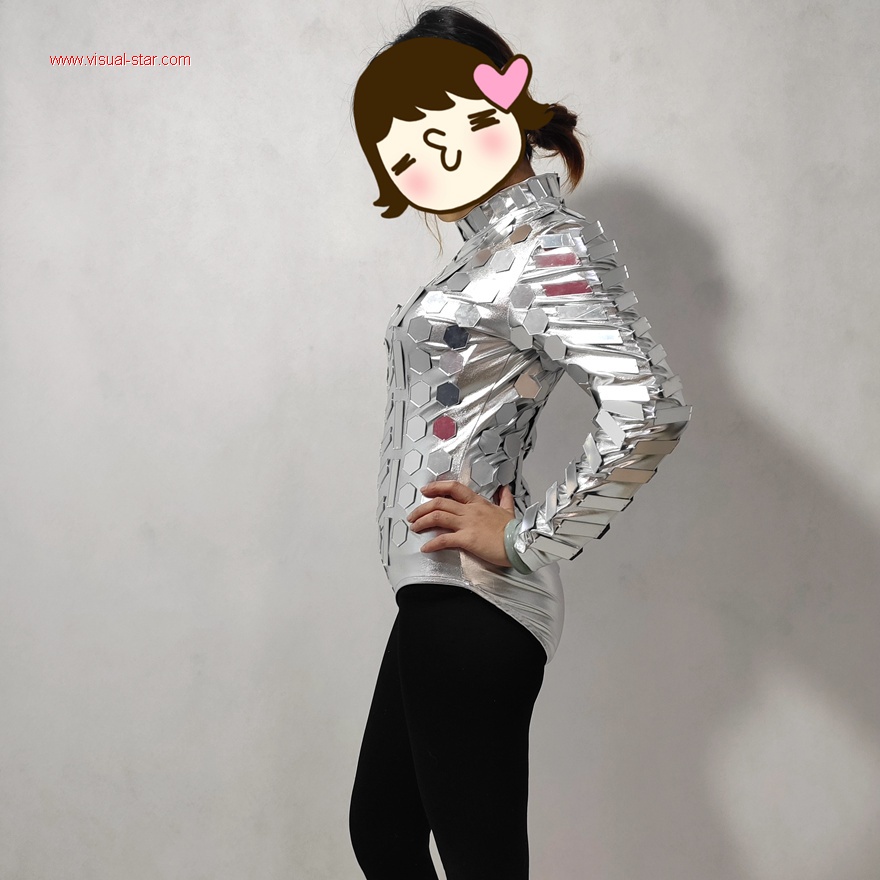 mirror performer,mirror costumes,mirror outfit