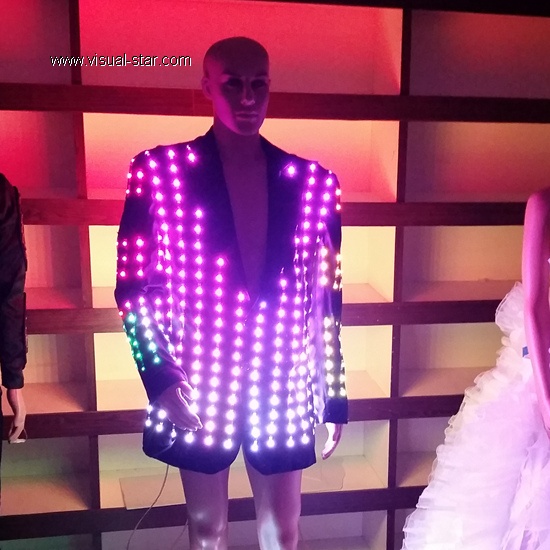 led jacket led suit led costume